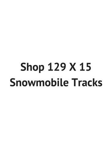 129 by 15 Inch Snowmobile Tracks - Sledtrack